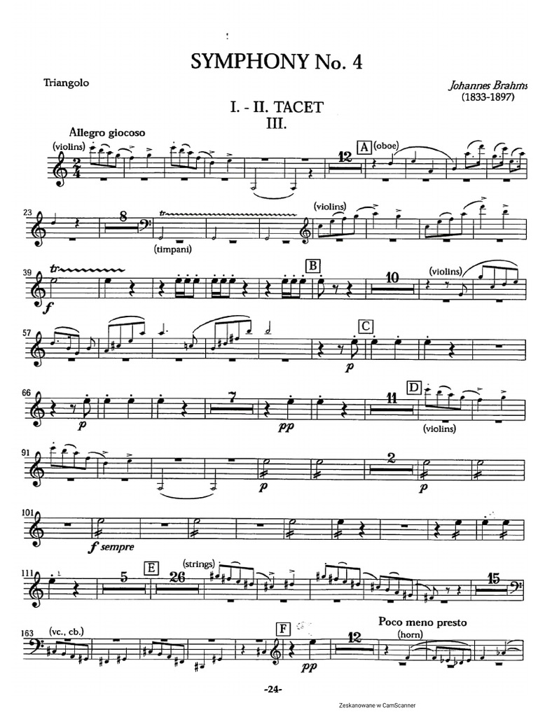 Triangle Orchestral Exam | PDF