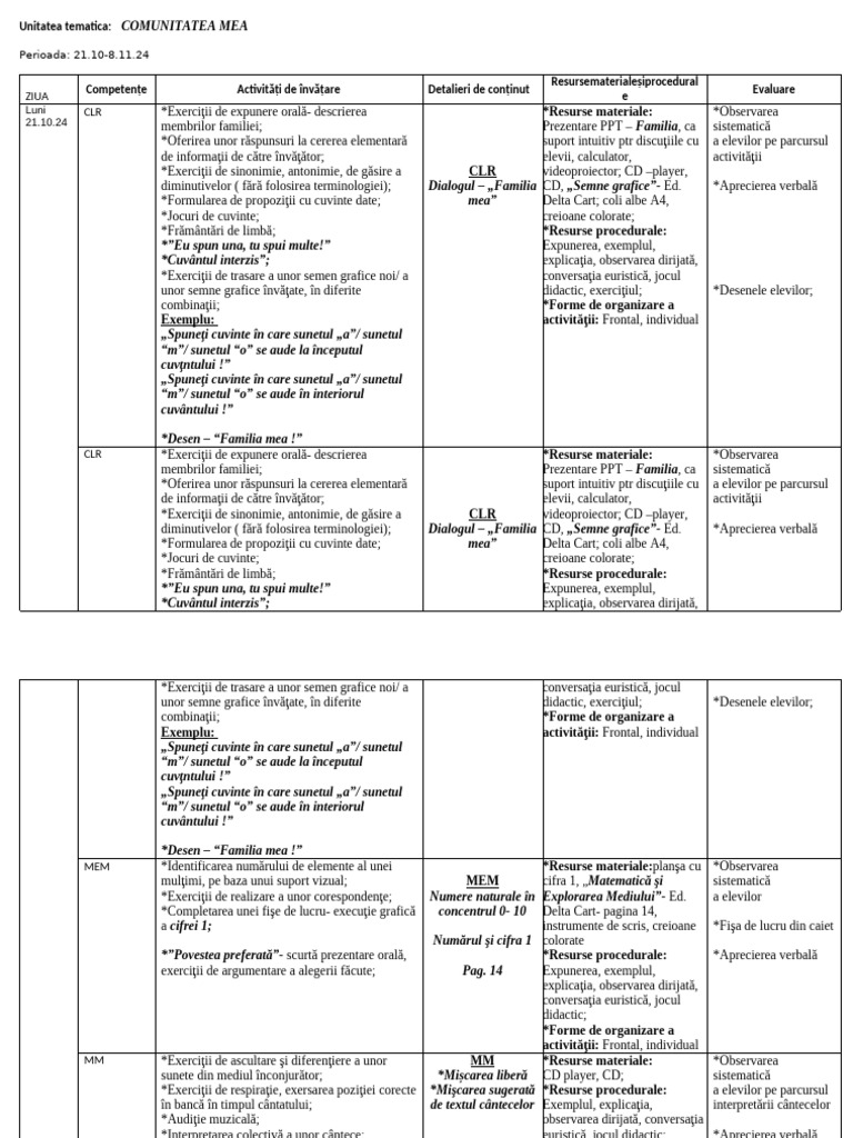 Resurse Materiale:: Ziua CLR | PDF
