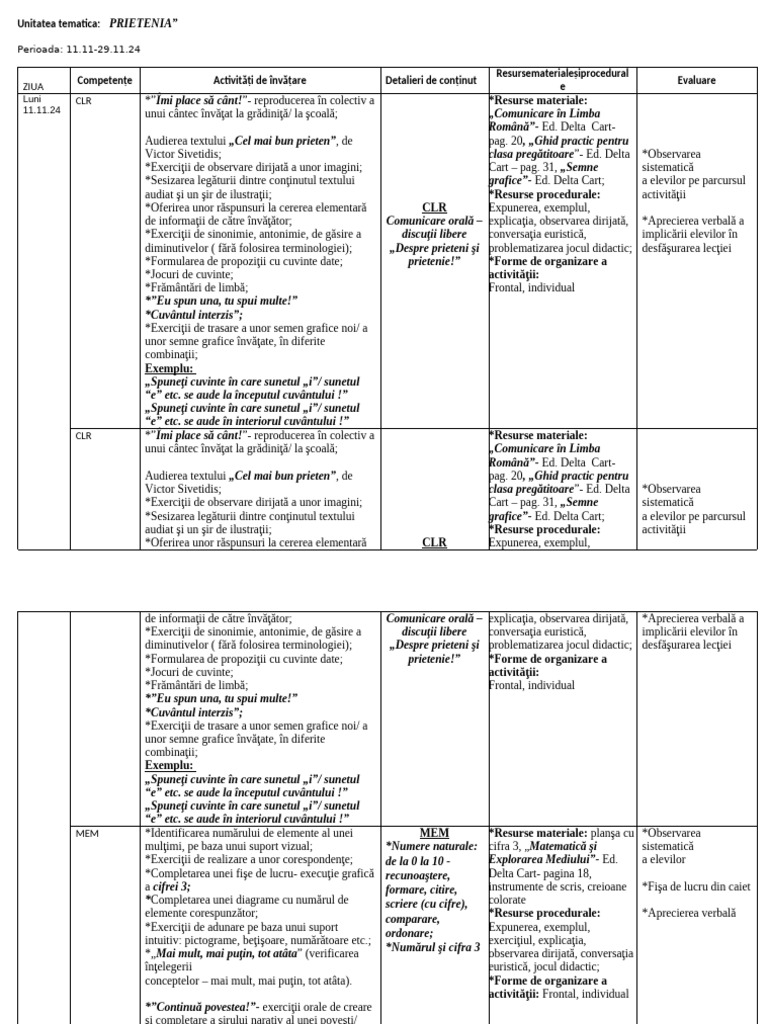 Resurse Materiale:: Ziua CLR | PDF