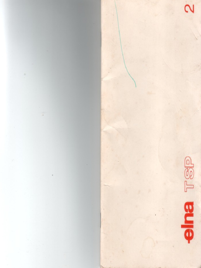 Elna 72 & 74 TSP Sewing-Guide | PDF