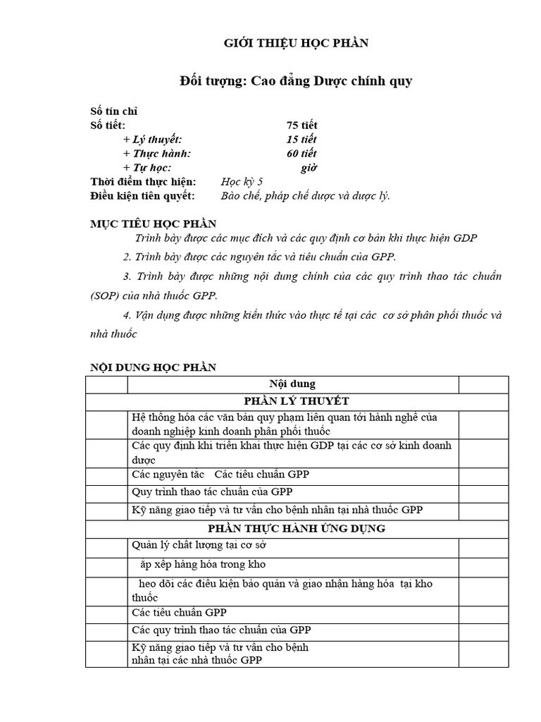 Ky 5. GDP GPP Duoc 98 | PDF