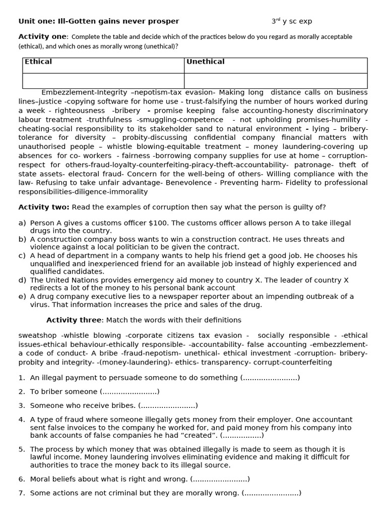 Unit one getting started | PDF