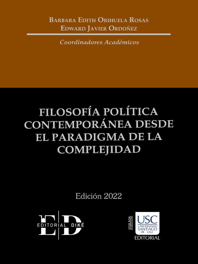 Filosofia Politica Contemporanea Desde El Paradigma de La Complejidad | PDF