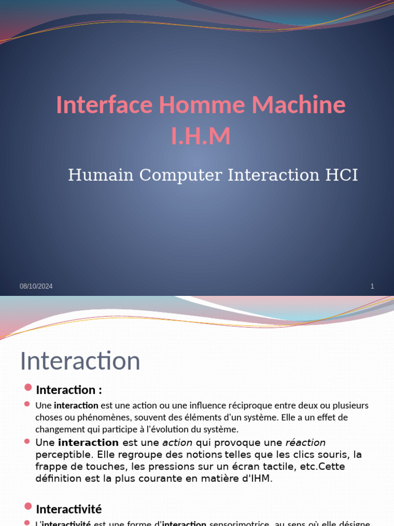 Introduction IHM | PDF