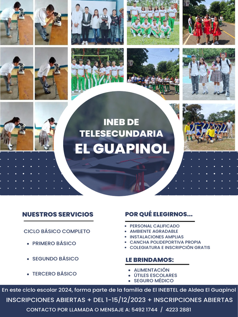 Blue White University Promotion Flyer Portrait | PDF