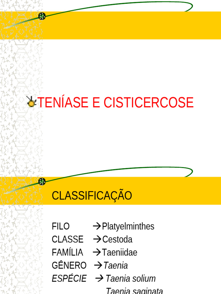 Teniase e Cisticercose | PDF