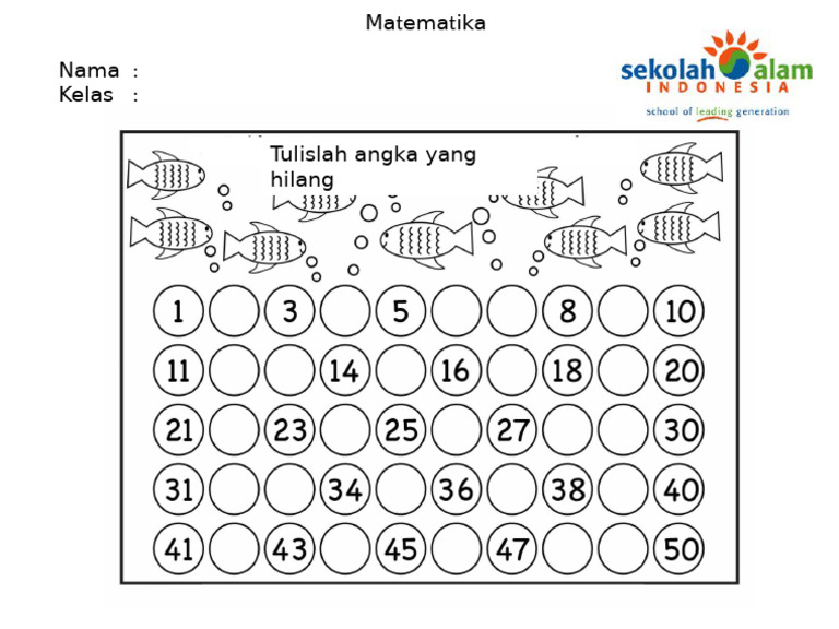 Ws Kelas 1 Math | PDF