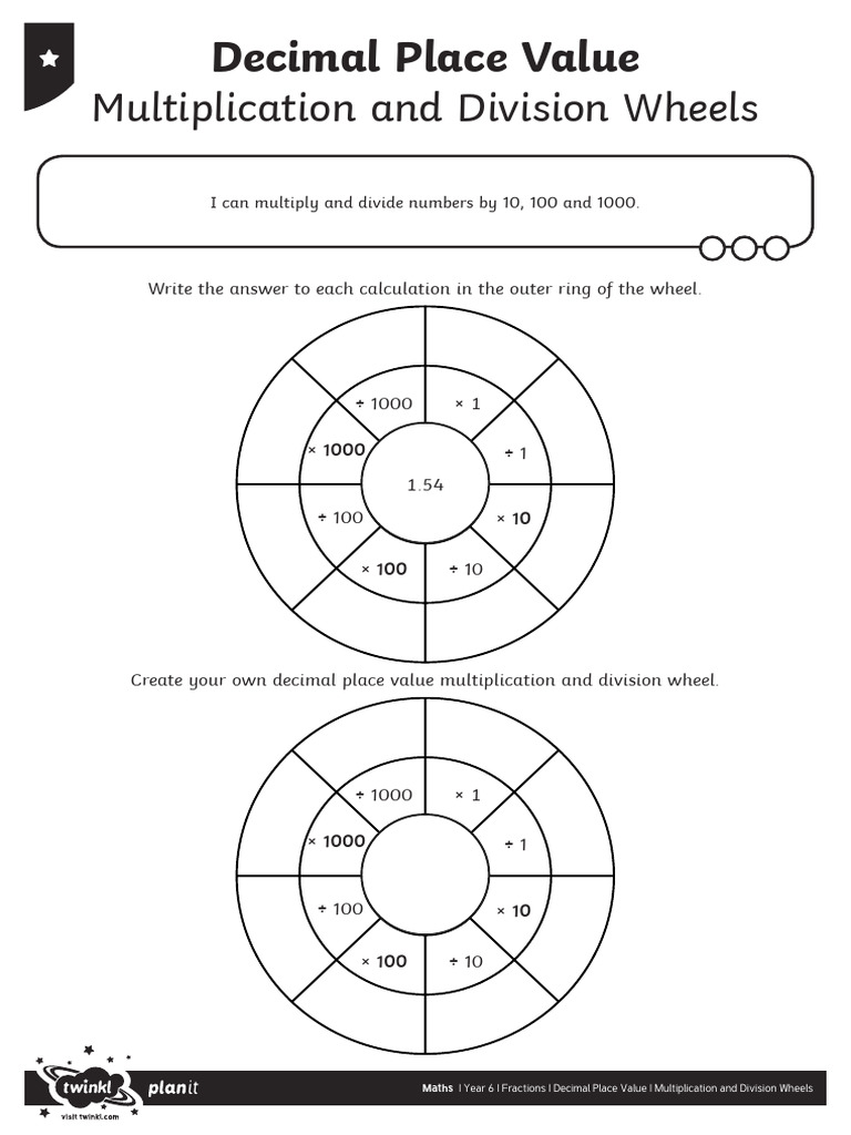 Tp2 M 5845 Decimals Multiply and Divide by 10 100 and 1000 ...