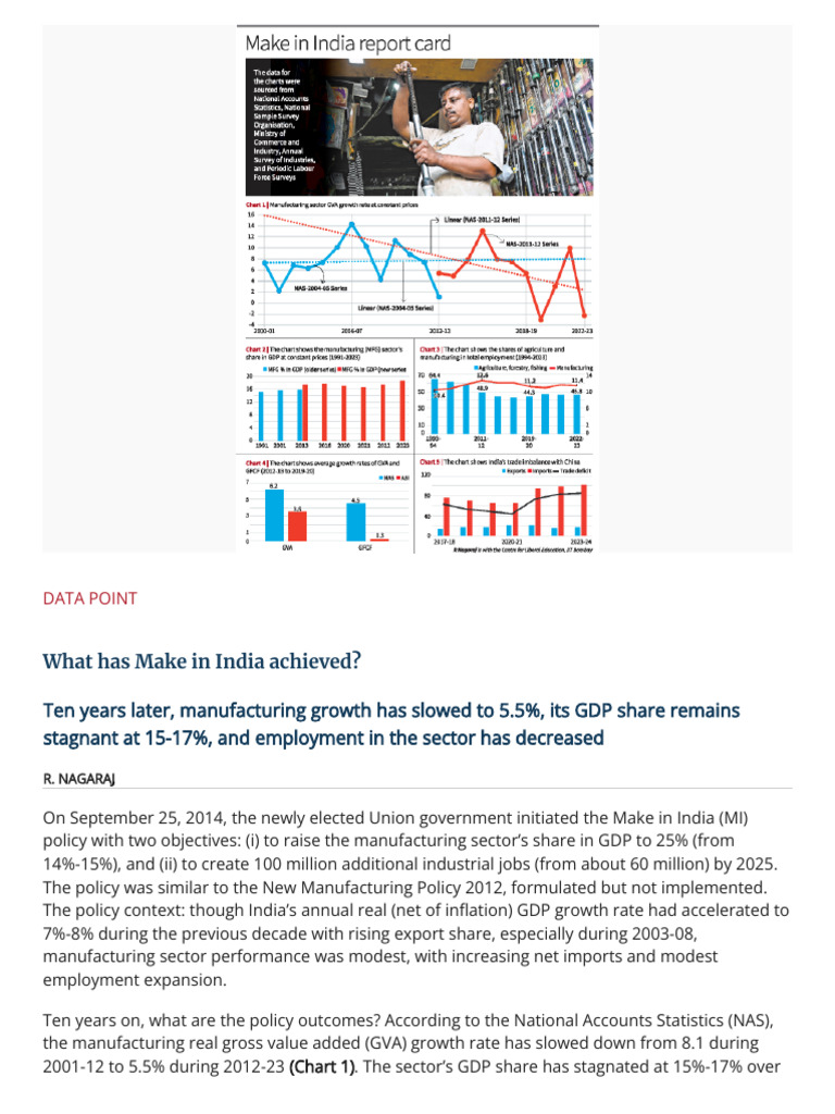 Make in India Report Card | PDF