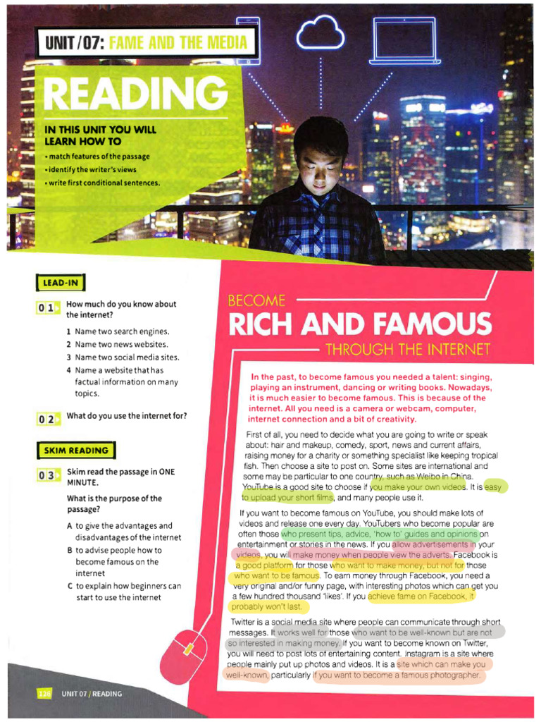 07 Reading Unit 7 | PDF