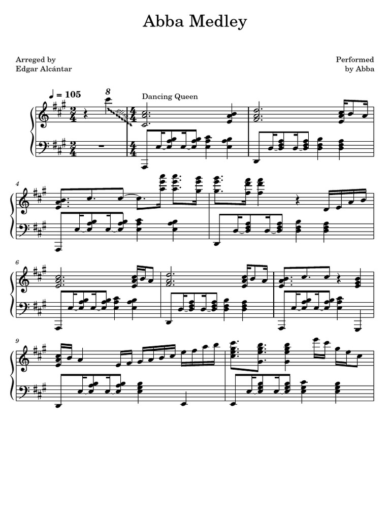 ABBA_Medley__ABBA | PDF