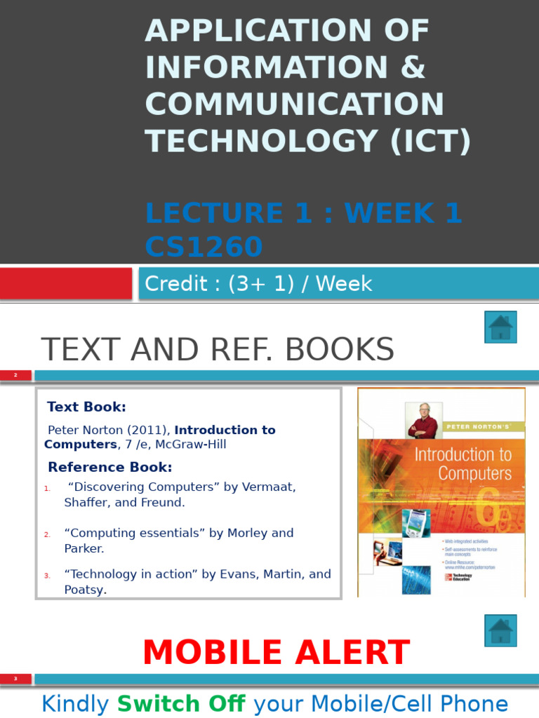 AICT Week 01 (A) | PDF