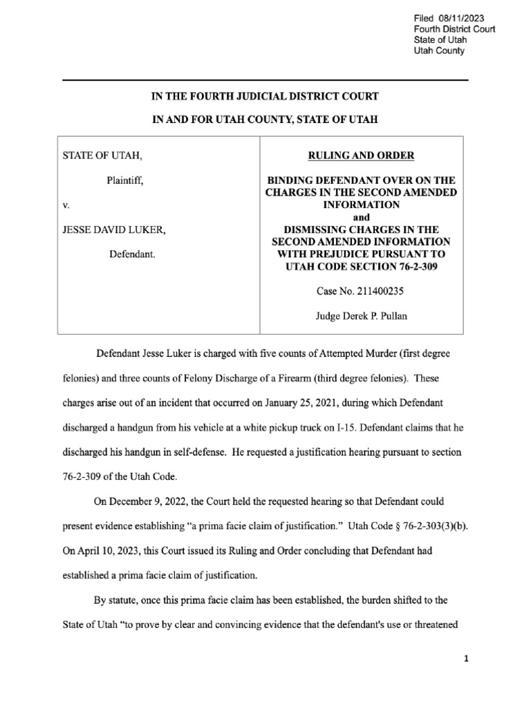 Order of Dismissal | PDF