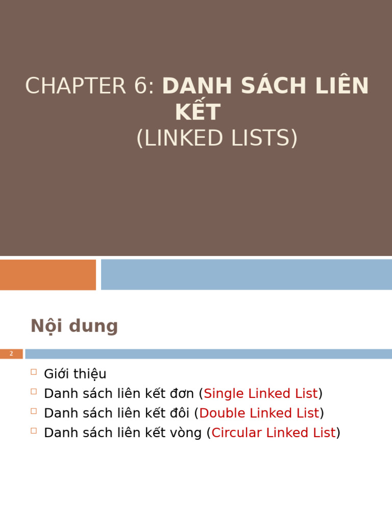 C6 DanhSachLienKet | PDF