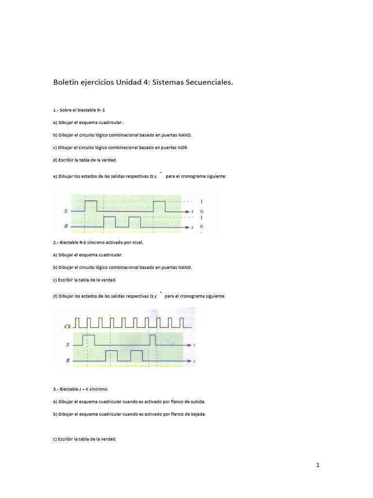 Boletín Ejercicios UD4 | PDF