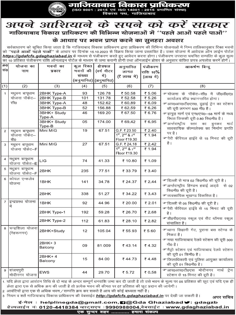 Eda5b - First Come First Serve Advertisement Notice | PDF