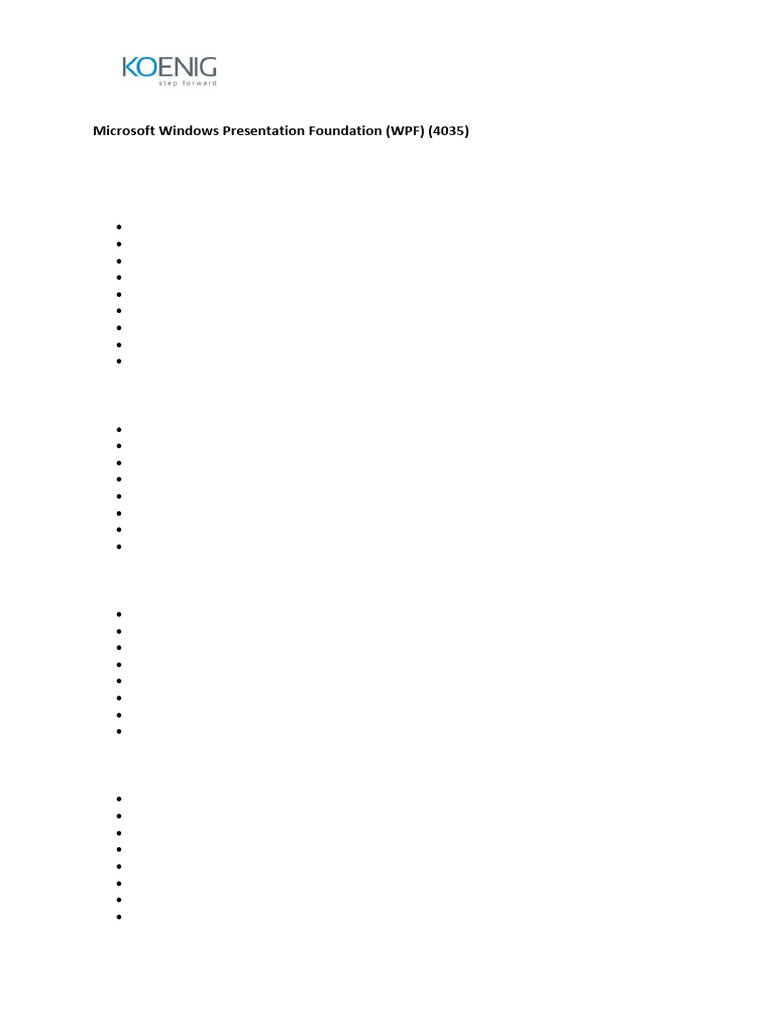 Microsoft Windows Presentation Foundation Wpf 4035 Pdf