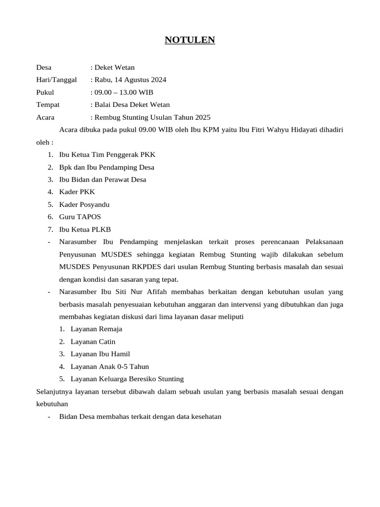 NOTULEN | PDF