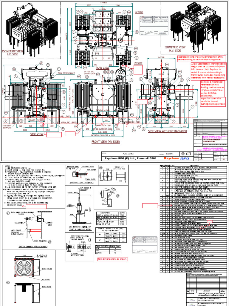 Cat 01 Ga Drawings 8.4mva | PDF
