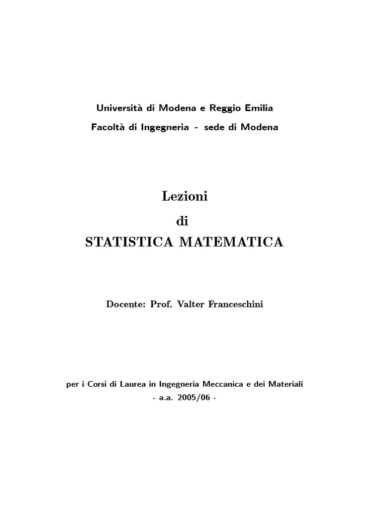 Dispense Franceschini | PDF