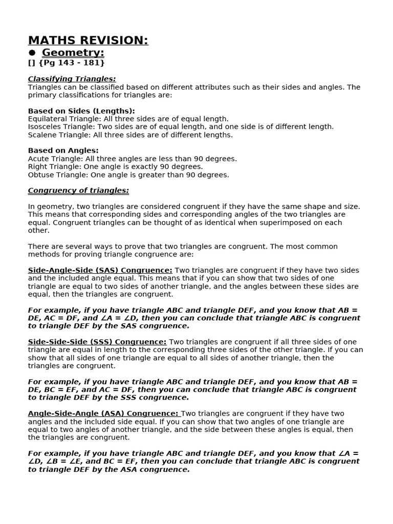 Grade 9 - Maths | PDF