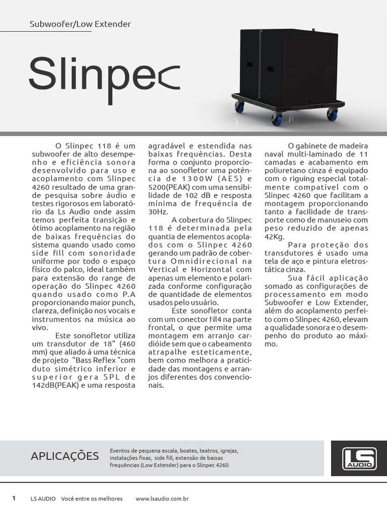 Slinpec 118 | PDF