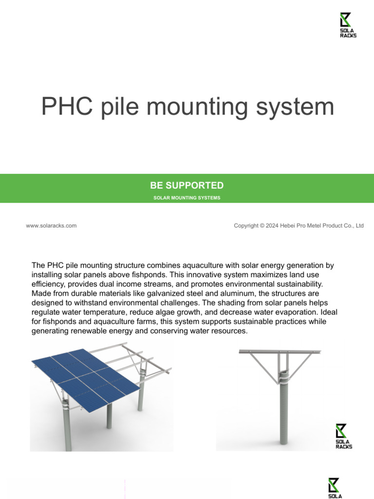 PHC Pile Driven Mounting System BD | PDF