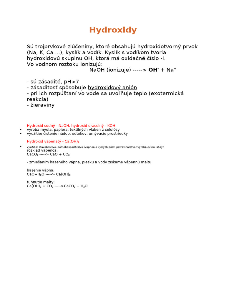 P8 Hydroxidy 2 | PDF