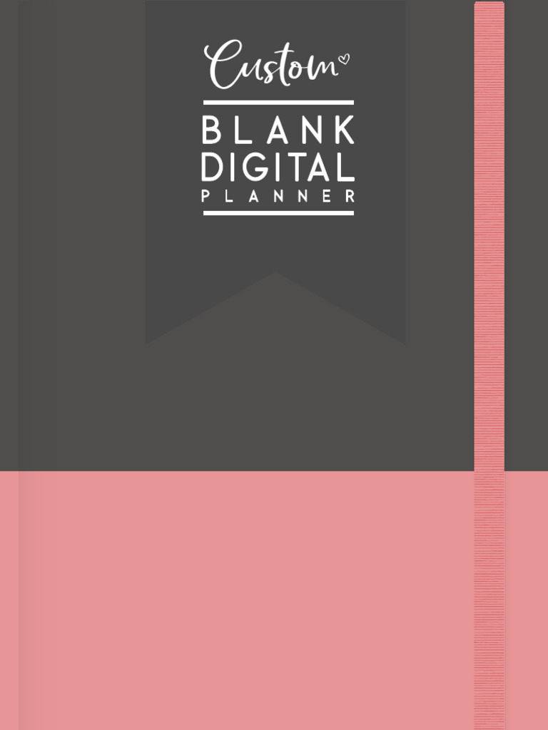 Blank Digital Planner - World of Printables | PDF