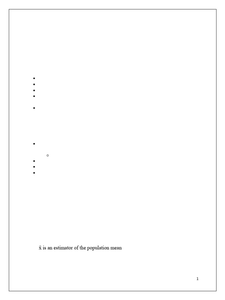 Module 5 - Theory of estimation and testing of hypothesis | PDF