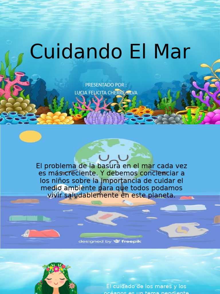 Cuidando El Mar ppt | PDF