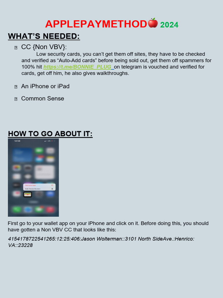 Carding Method 2024 | PDF