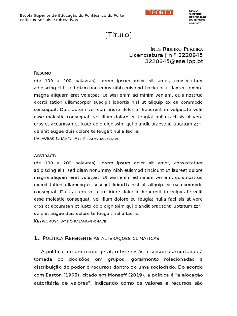 Modelo_trabalho individual (1) | PDF