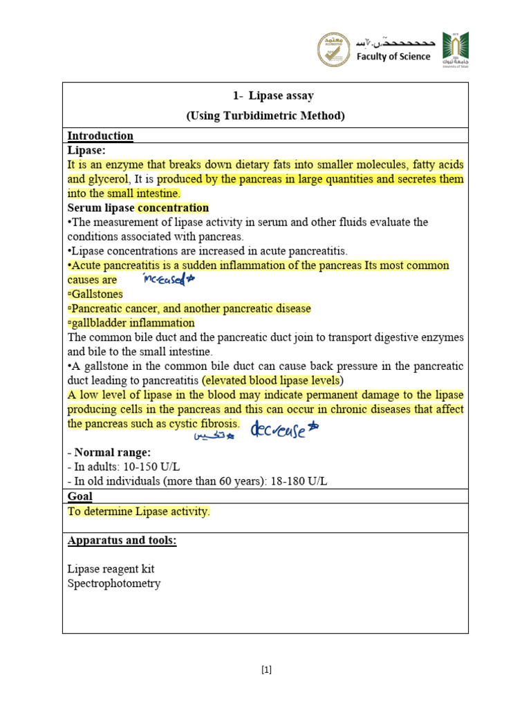 BIOC308 Lab Note | PDF