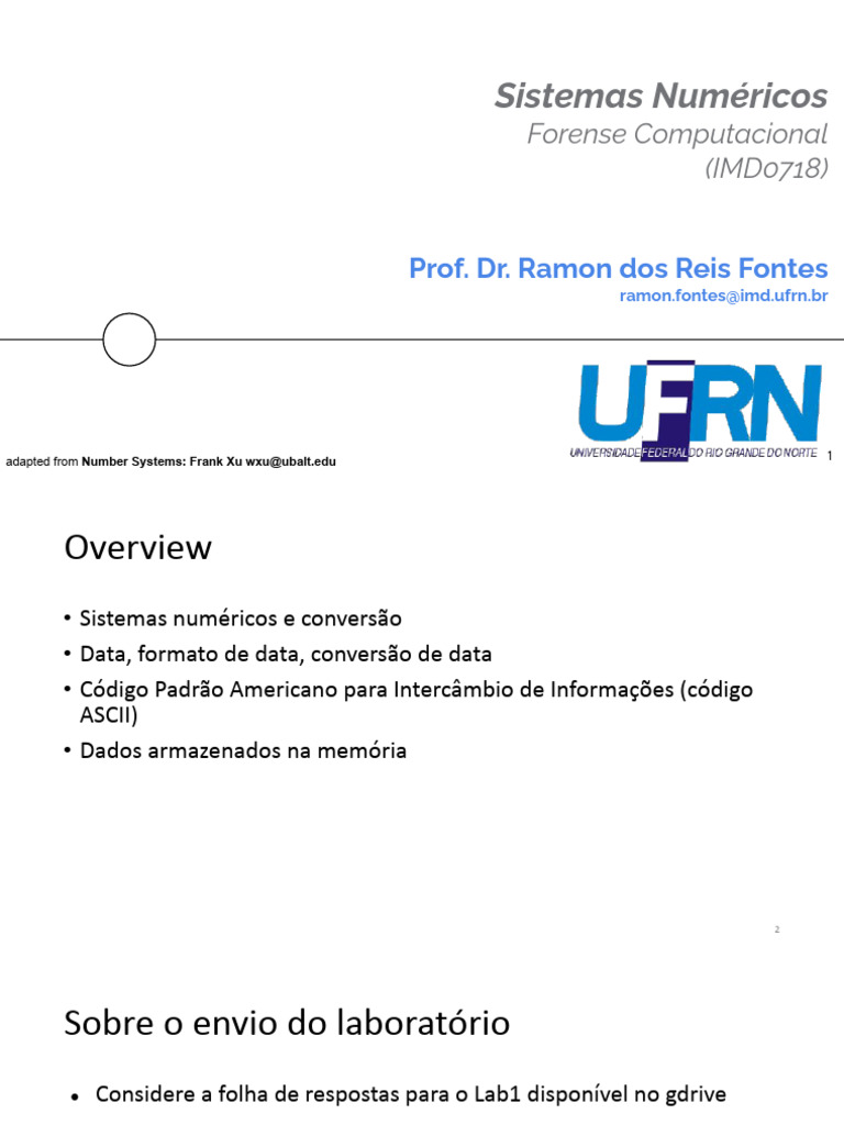 Lab 1 - Number - Systems | PDF