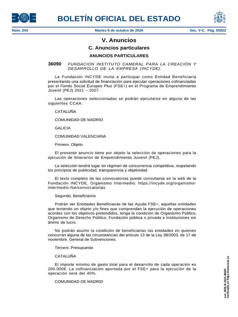 Boe B 2024 36090 | PDF