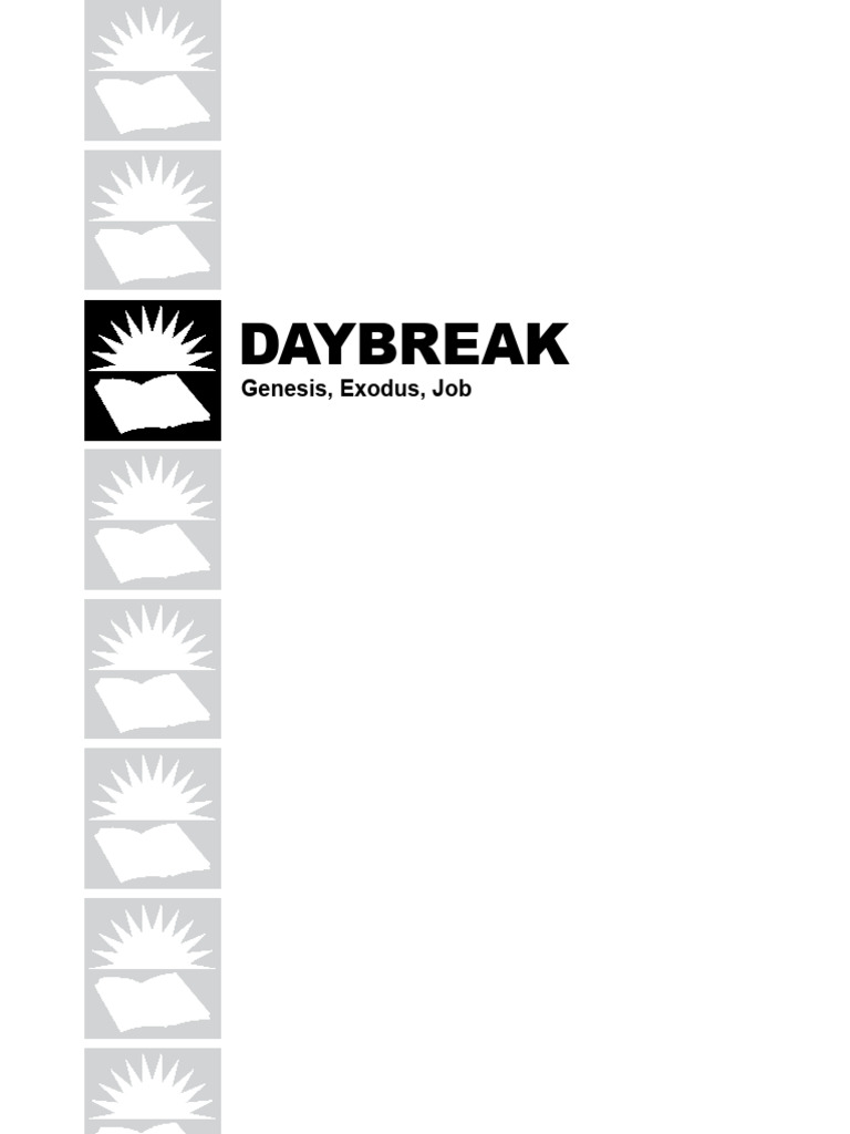 Daybreak Bible Study: Genesis & Exodus | PDF | Noah | Genesis Creation ...