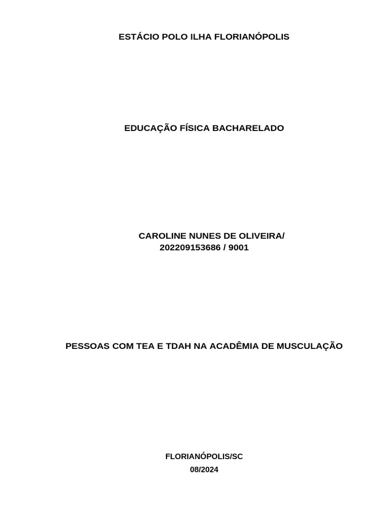 Trabalho Faculdade | PDF