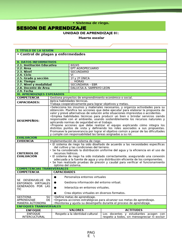 2° Sesion Actv 04 Ept Agrop. 2024 | PDF