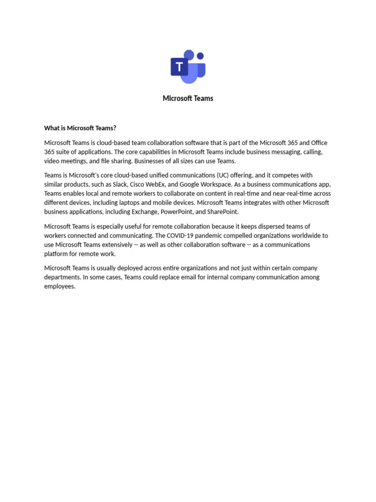 Microsoft Teams | PDF