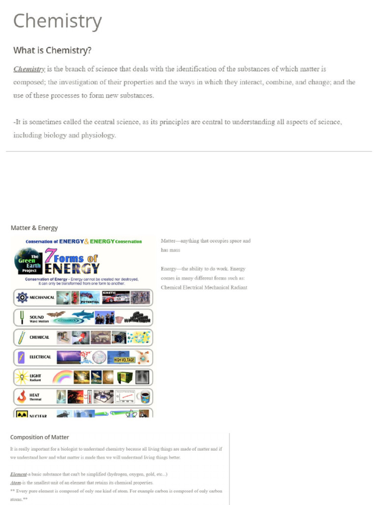 Chapter 2 Chemistry 2 | PDF