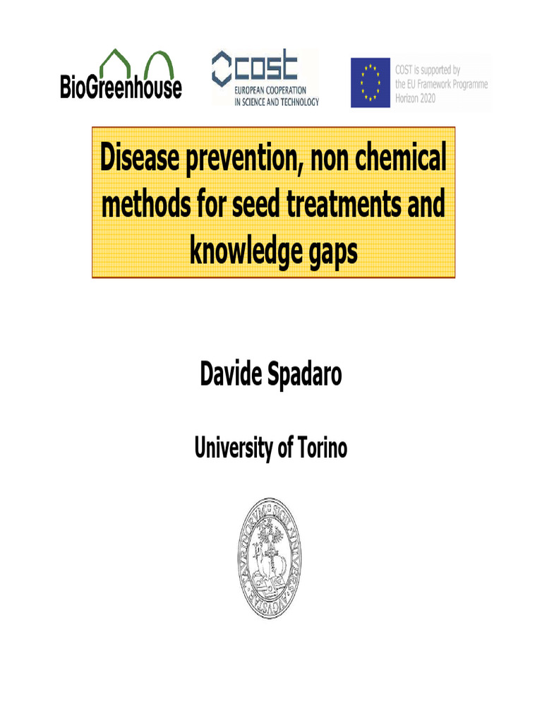 Disease Prevention Non Chemical Methods For Seed - Groen Kennisnet ...