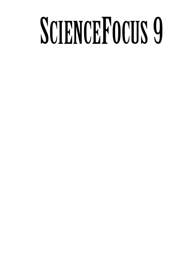 Science Textbook Unit 1 | PDF