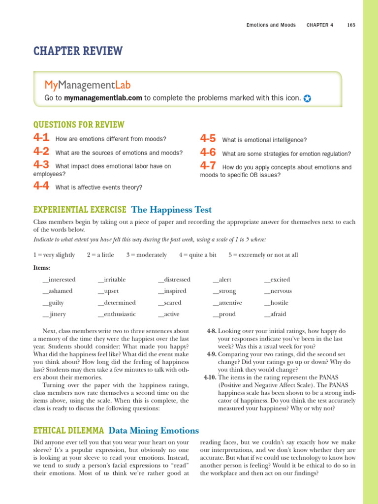 Experimental Exercise - The Happiness Test Week 06 18032024 013410pm | PDF