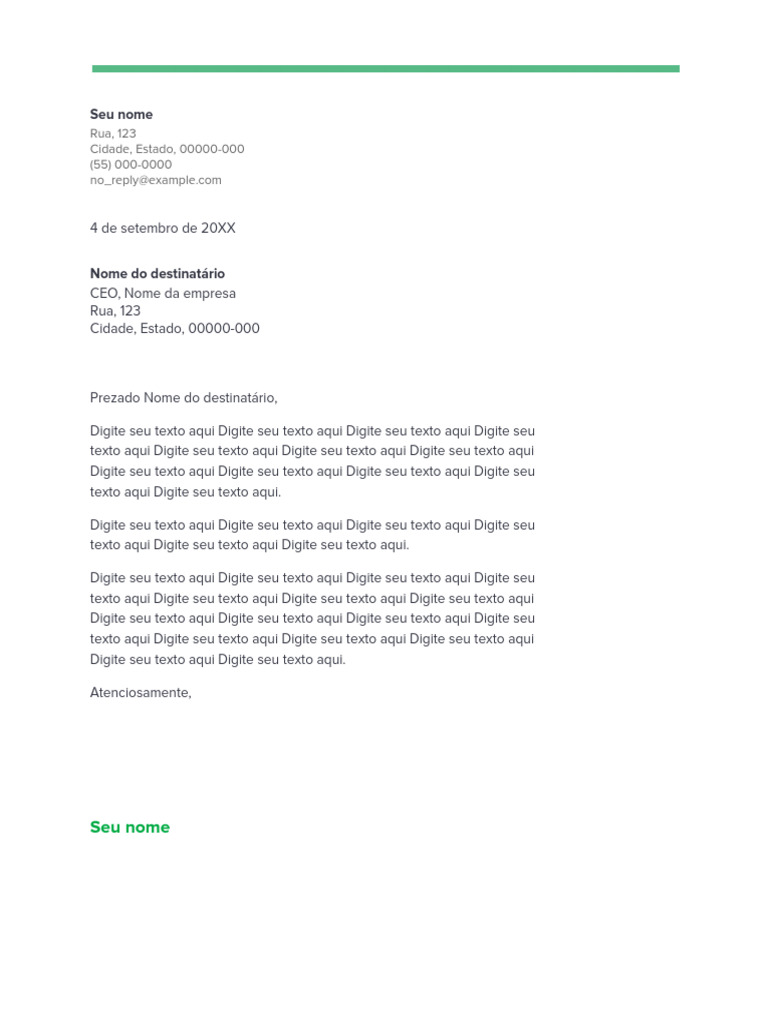 Carta - Documentos Google | PDF