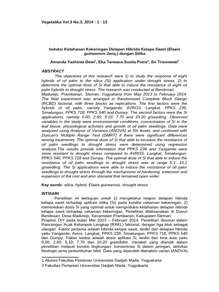 5154-8742-1-PB - Docx Tahan Cekaman Kekeringan | PDF