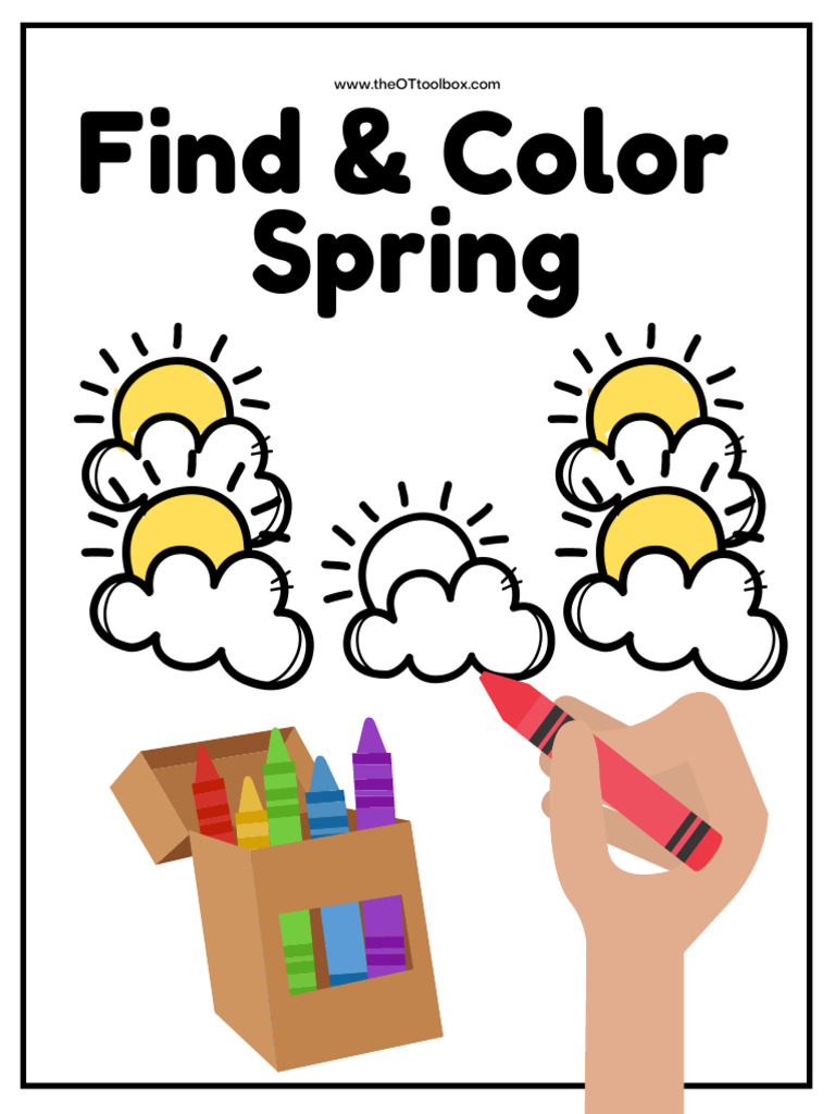 Find-and-Color-Spring | PDF