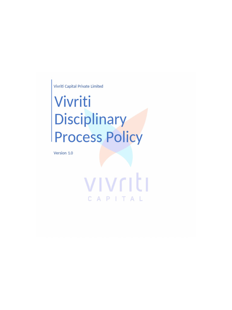 VCPL-IT-ISP-25 Disciplinary Process Policy | PDF | Information Security ...