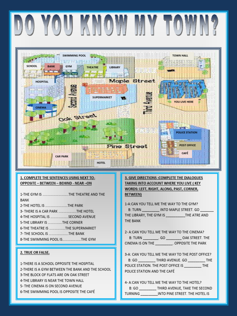 My Town Exercices | PDF