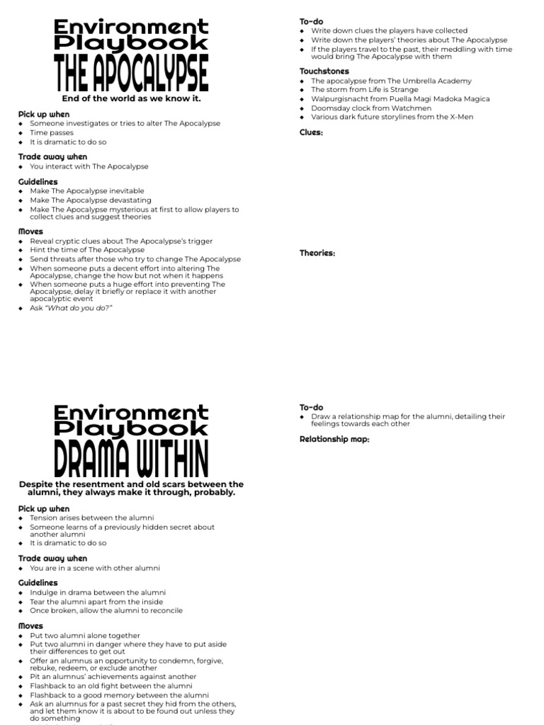 Molotov College Zine Environment Playbooks | PDF